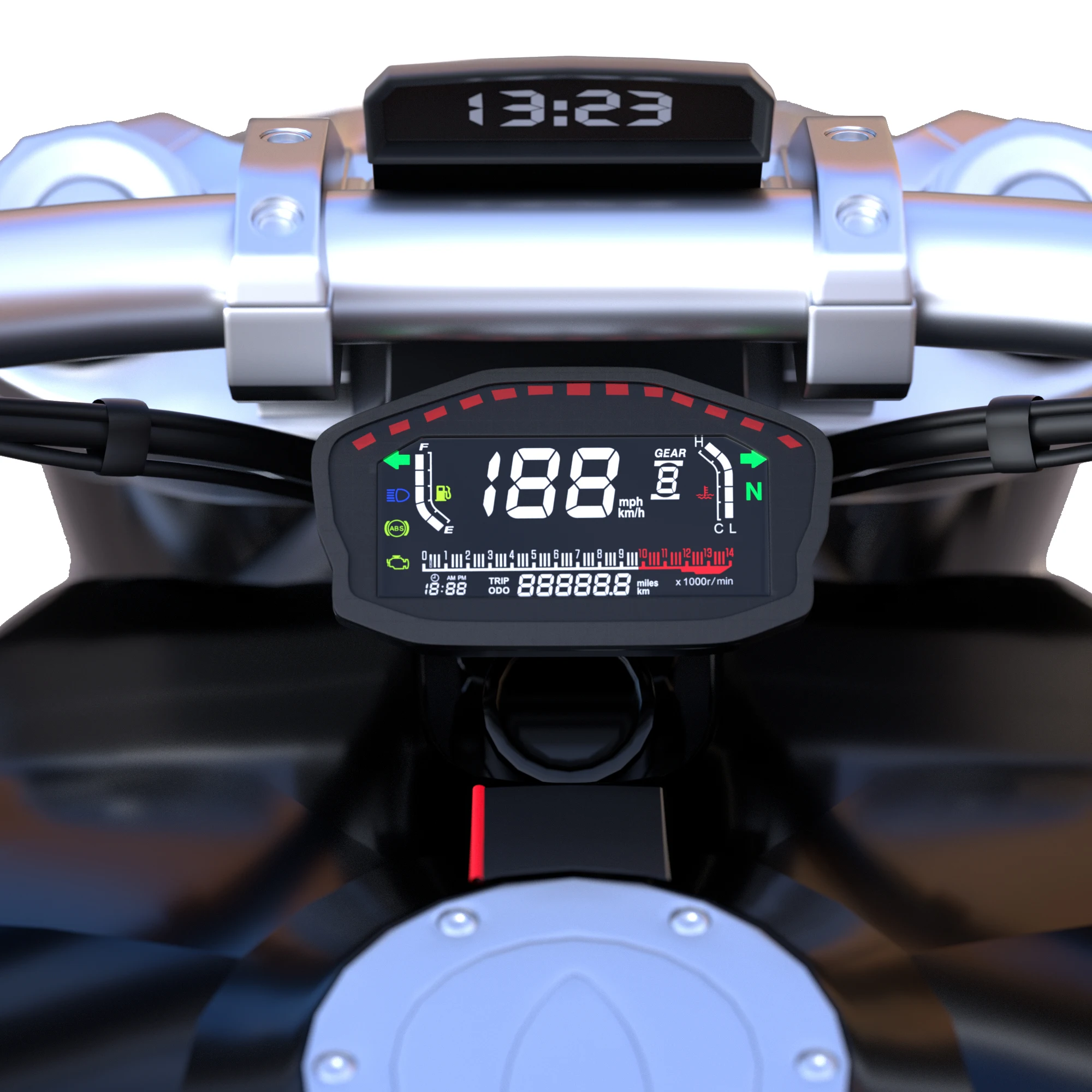 Universal-Motorcycle-LED-LCD-GPS-Speedometer-Digital-Backlight ...