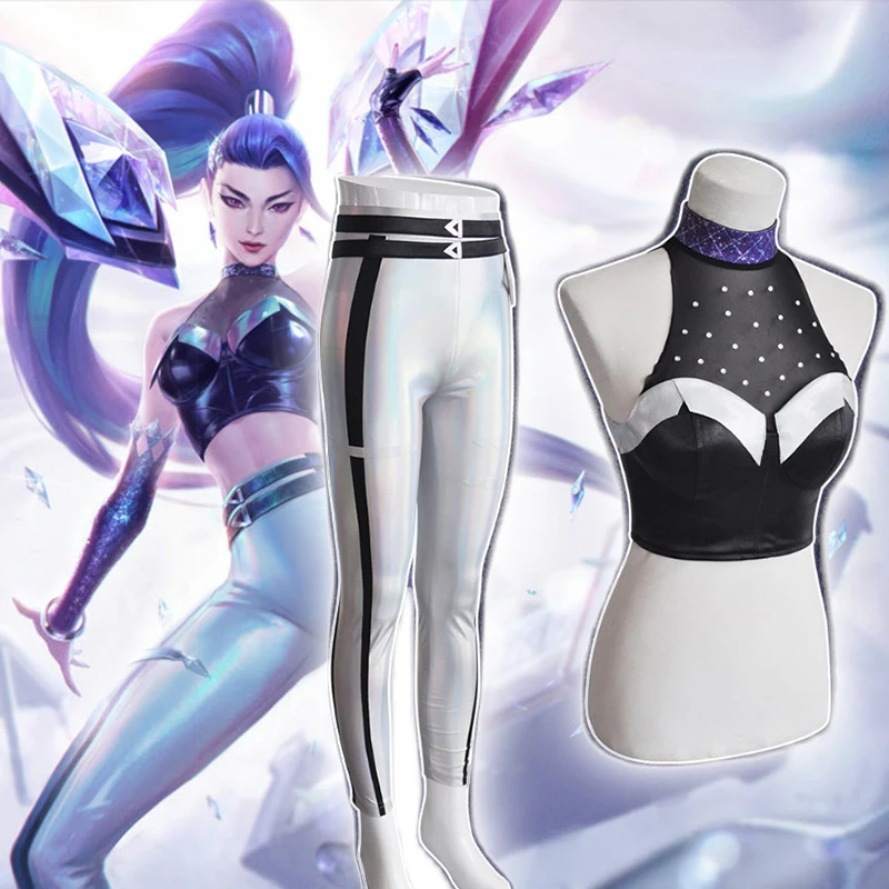 게임 LOL 코스프레 의상 카이사 KDA All Out 카이사 스킨 코스프레 의상, 유니폼 의류 정장 의상 풀 세트, 섹시한 핫|일본 만화영화 코스튬| - AliExpress
