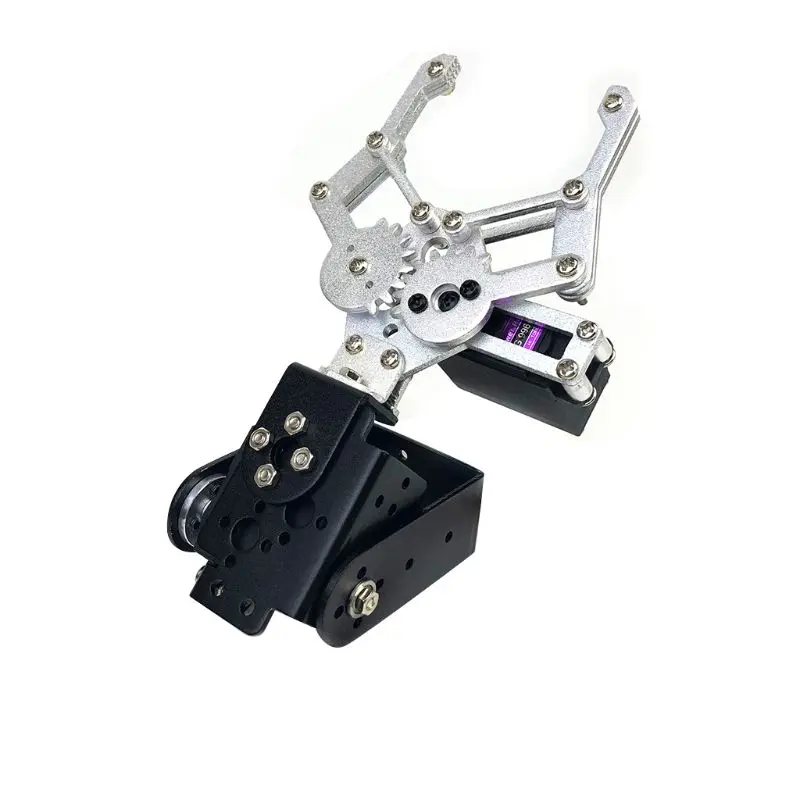 2 DOF Aluminium Robot Arm Clamp Claw Mount Kit For Robotic Manipulator ...