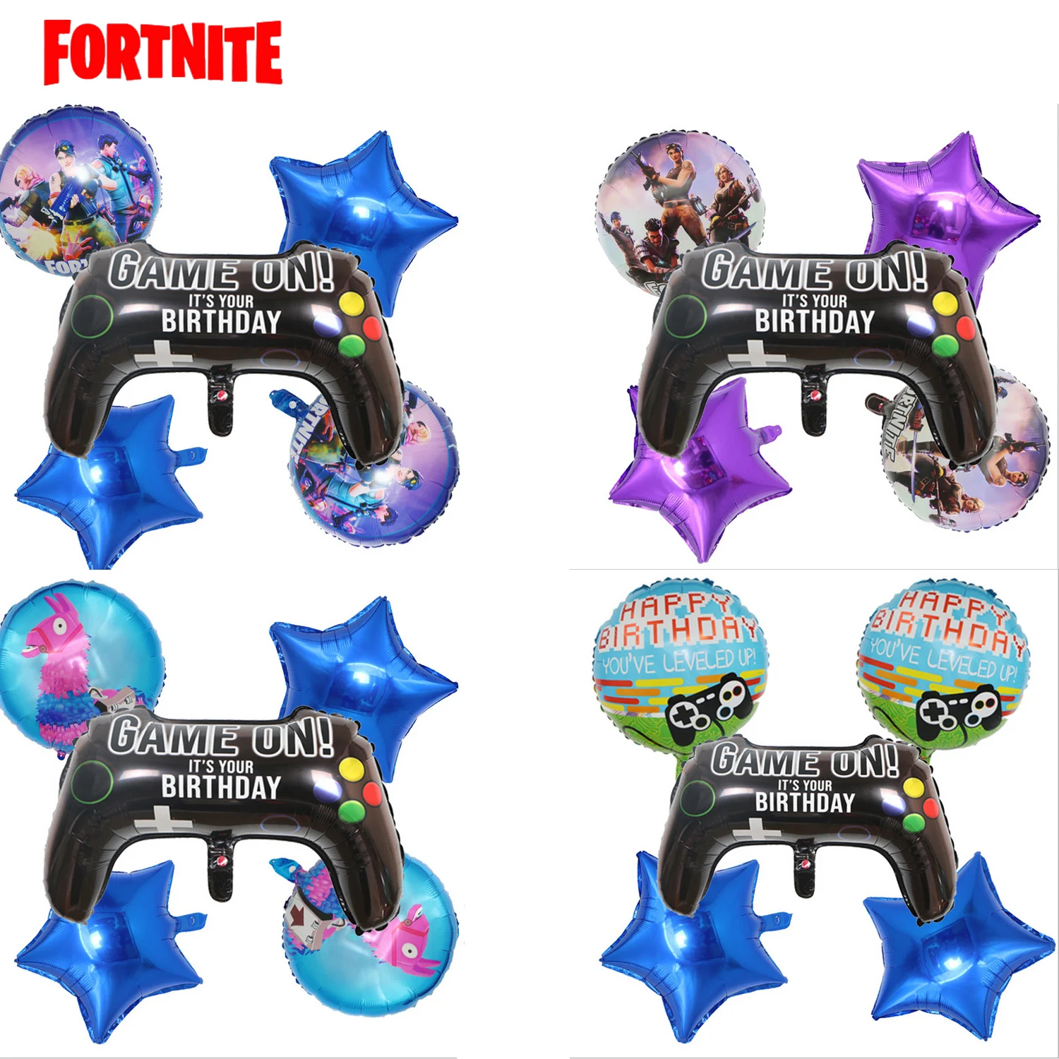 Fortnite Balloons Game Balloon Fortress Night Inflatable Pinata Theme ...
