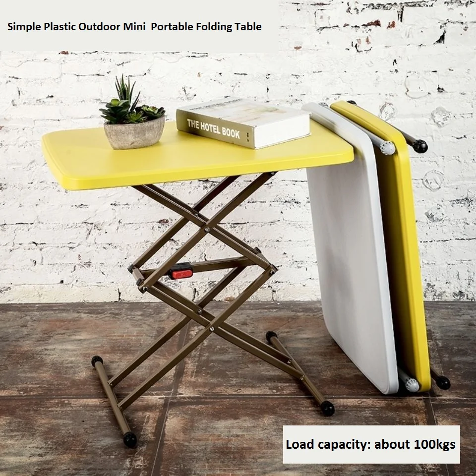 Simple-Plastic-Outdoor-Mini-Folding-Table-Small-Apartment-Home-Lifting ...