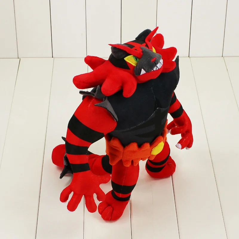 2 Styles Animal Dolls Litten Evolution Alola Incineroar Solgaleo Lunala ...