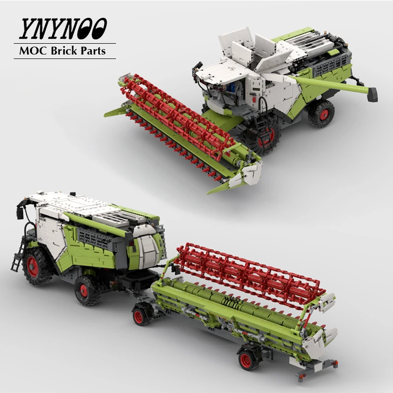 NEW-2021-Technical-Tractor-8900-Combine-Harvester-Electric-RC-MOC ...