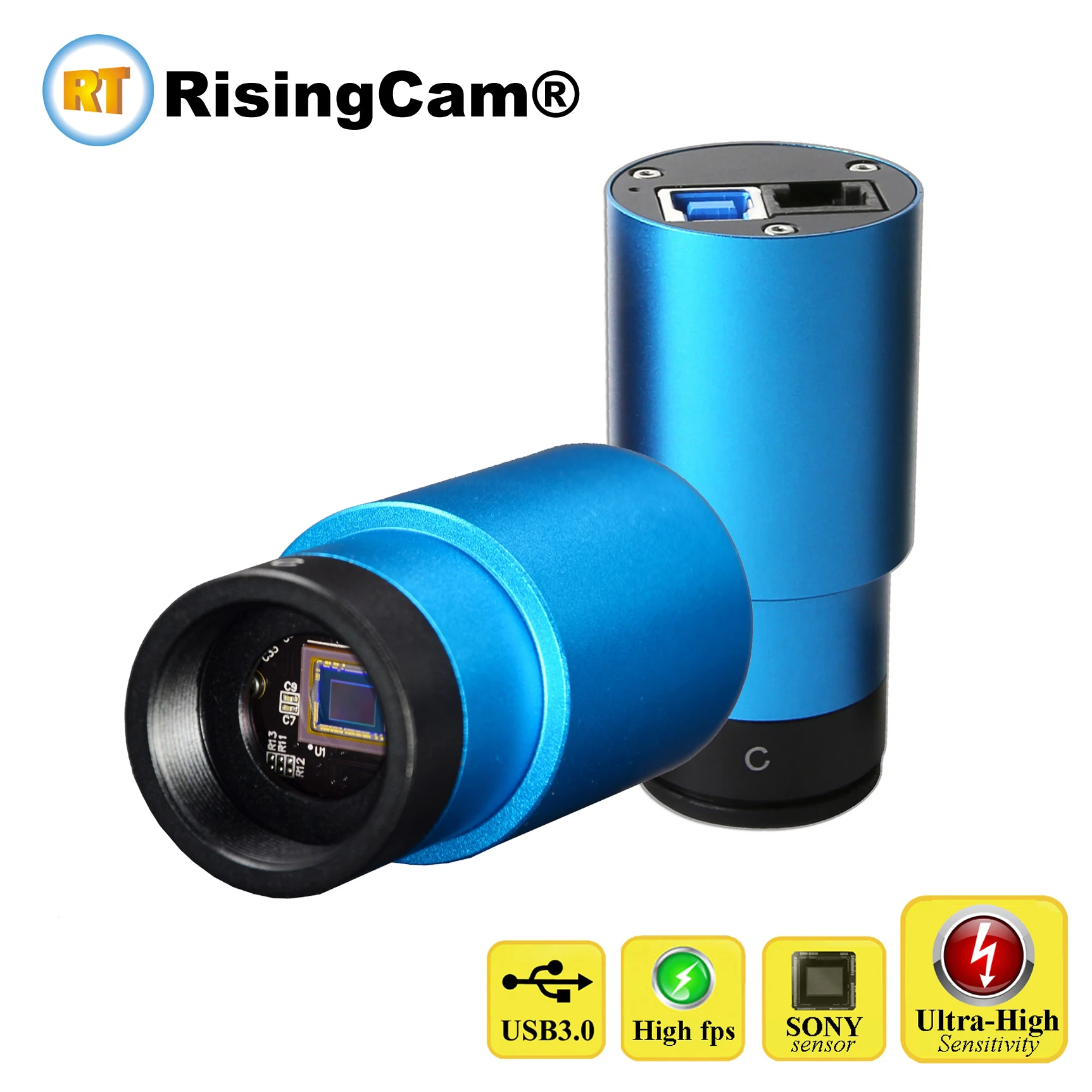 소니 센서 및 ST4 자동 가이딩 천체 망원경 카메라, 초고감도 152fps, 2.0mp, 소니 imx462, USB3.0|단극 ...