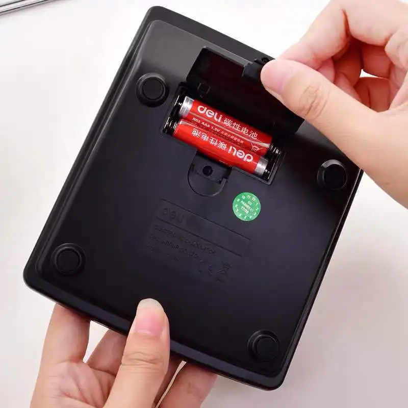 Deli 837Y Voice Calculator Voice Broadcast 12 Digits Large Key Large ...