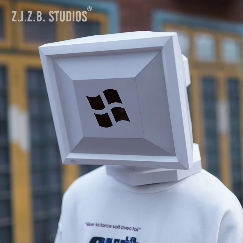 Computer Head Cosplay