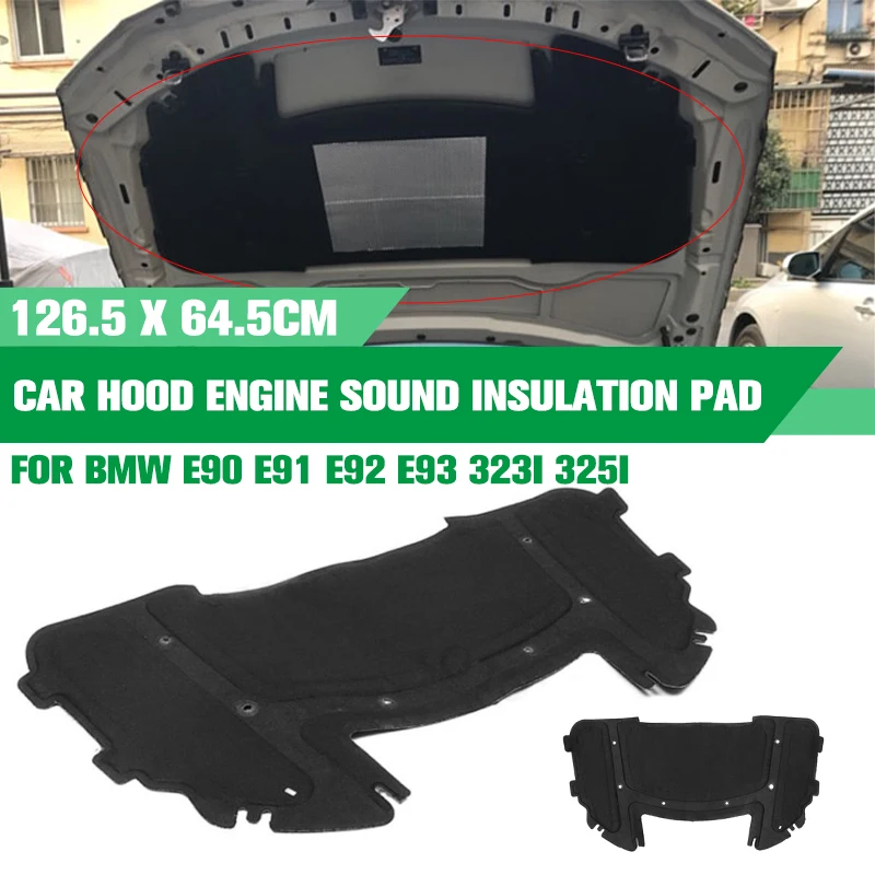 For-BMW-E90-E91-E92-E93-323i-325i-Car-Hood-Engine-Sound-Insulation-Pad ...