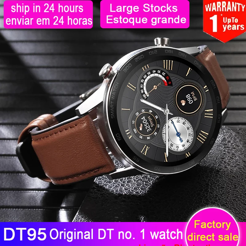DT95 Smart Watch Men ECG+PPG Bluetooth Call IP68 Waterproof Heart Rate ...