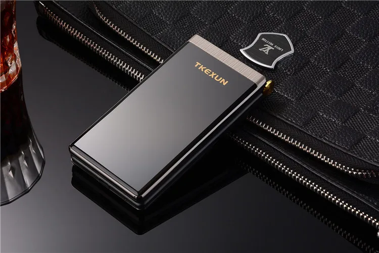 TKEXUN M2 Flip Metal Body Phone 3.0 Handwriting Screen Mobile Cellphone ...