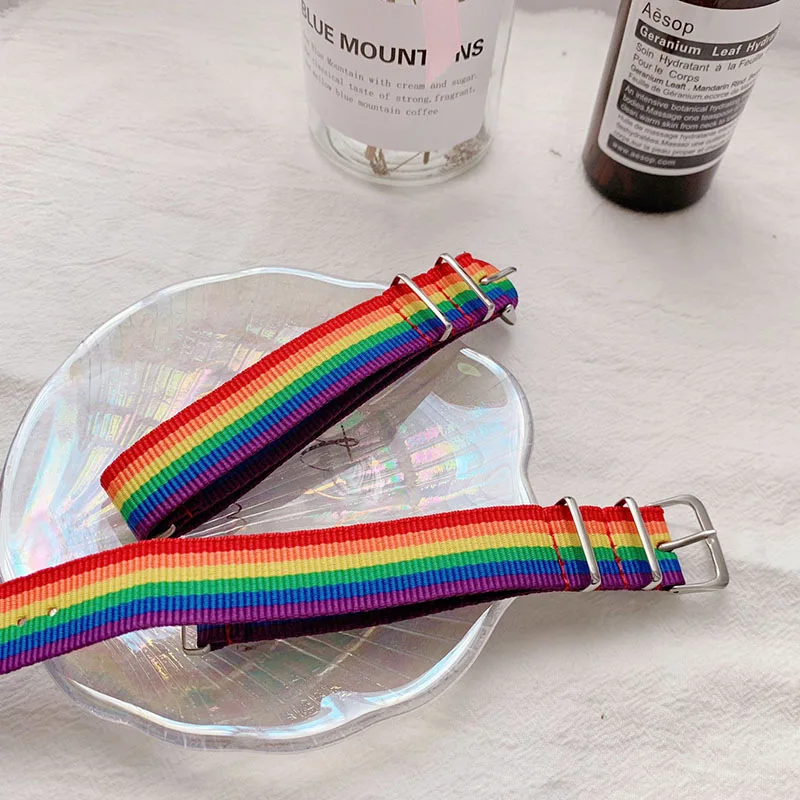 신제품 네팔 레인보우 우븐 팔찌 Lgbt 레즈비언 게이 바이섹슈얼 팔찌 우븐 브레이드 여성 남성 커플 패션 쥬얼리 선물팔찌