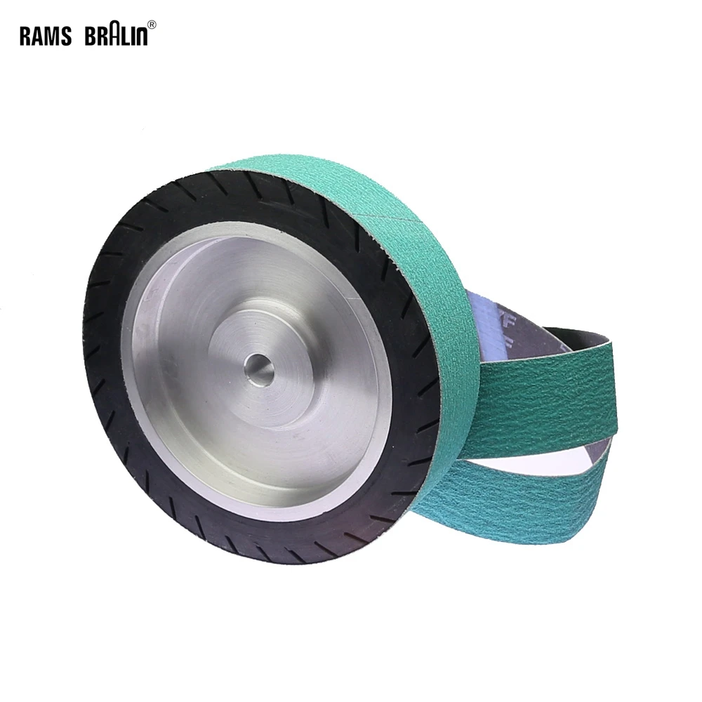 200*50mm Centrifugal Rubber Wheel 8" Expander Wheel For Sanding Belt On ...