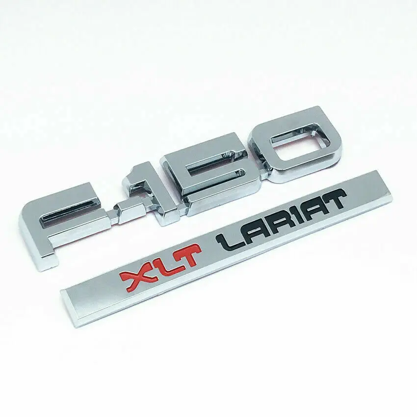 87-88-89-90-91-F-150-XLT-Lariat-Fender-Emblem-Nameplate-Badge-Side-F150 ...