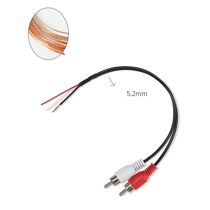 Cable-de-extensi-n-de-Audio-para-coche-Conector-est-reo-AV-de-20cm-2 ...
