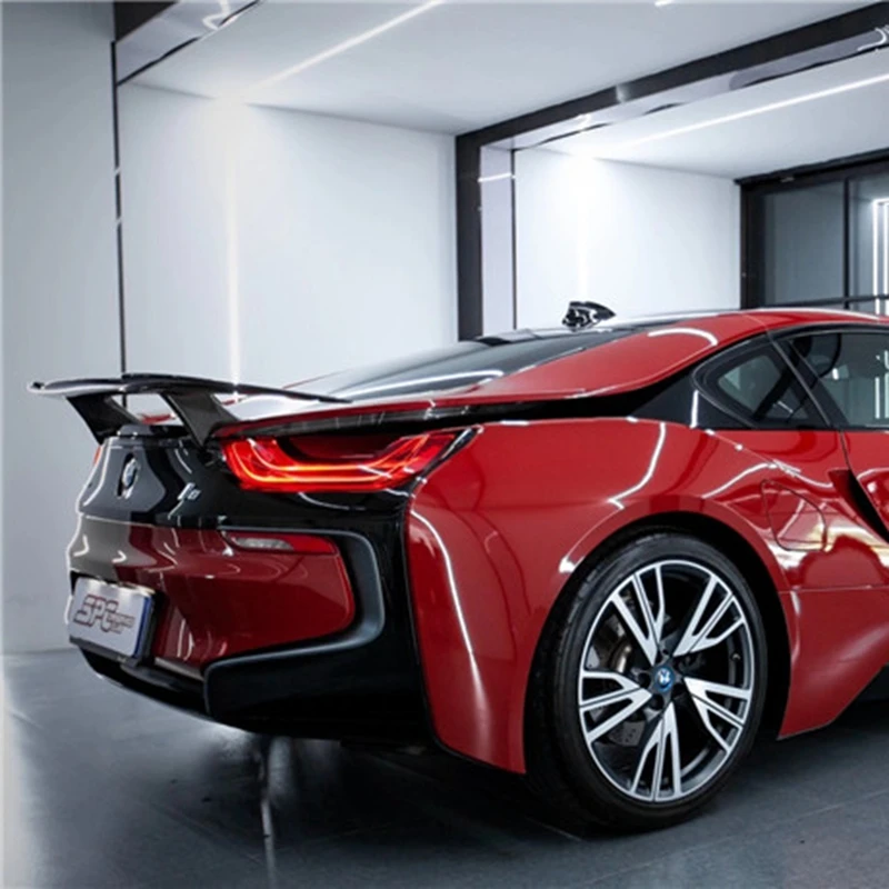 For-BMW-i8-2014-2019-GT-style-Carbon-Fiber-Rear-Roof-Spoiler-Wing-Trunk ...