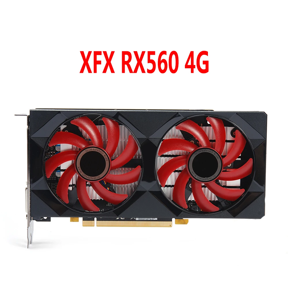 Original XFX RX 560 4GB Graphics Cards AMD Radeon RX560 4GB Video ...