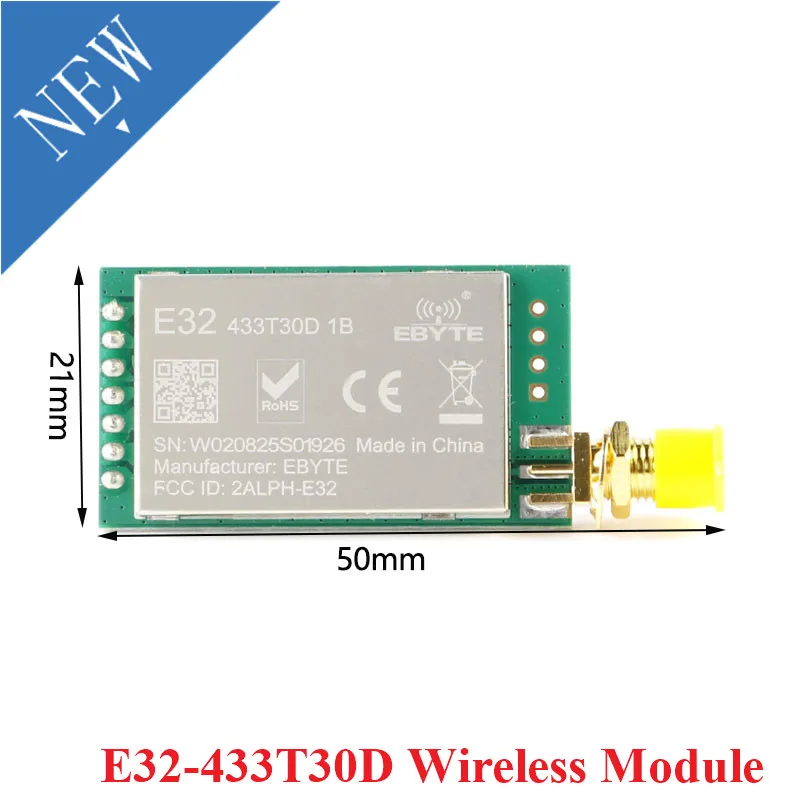 E32-433t30d Lora Sx1278 Wireless Module 433mhz Transmitter And Receiver ...