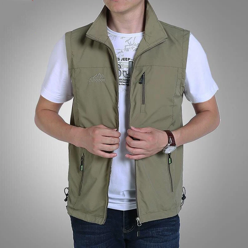 Ymwmhu New Vests Man Thin Casual Wasitcoat for Men Vest with Many ...