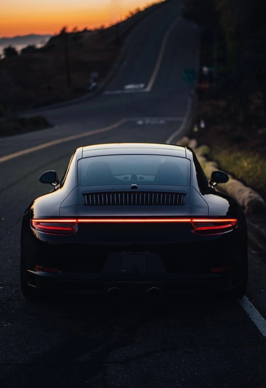 Seametal Led Spoiler Light 130cm Carbon Fiber Spoiler Flow Lamp Turn ...