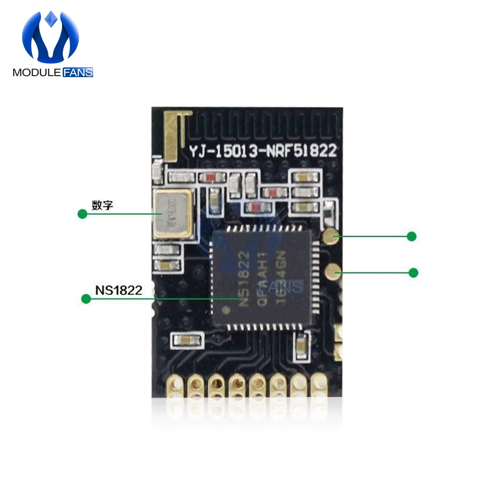 Nrf51822 Core51822 Ble Bluetooth 4.0 2.4g Wireless Antenna Module Board For Ulp Spi I2c Uart ...