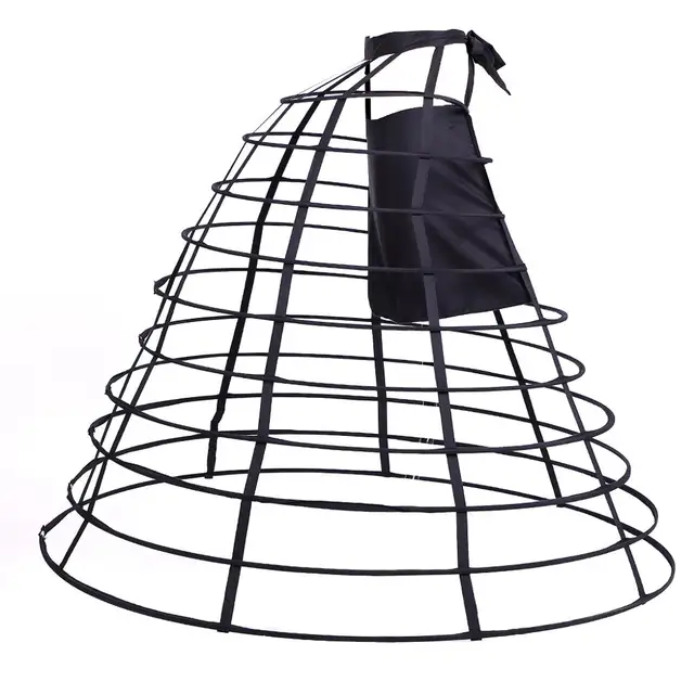 CostumeBuy Shaped Bird Cage Skirt Slip Petticoat Flat Front Back Up ...