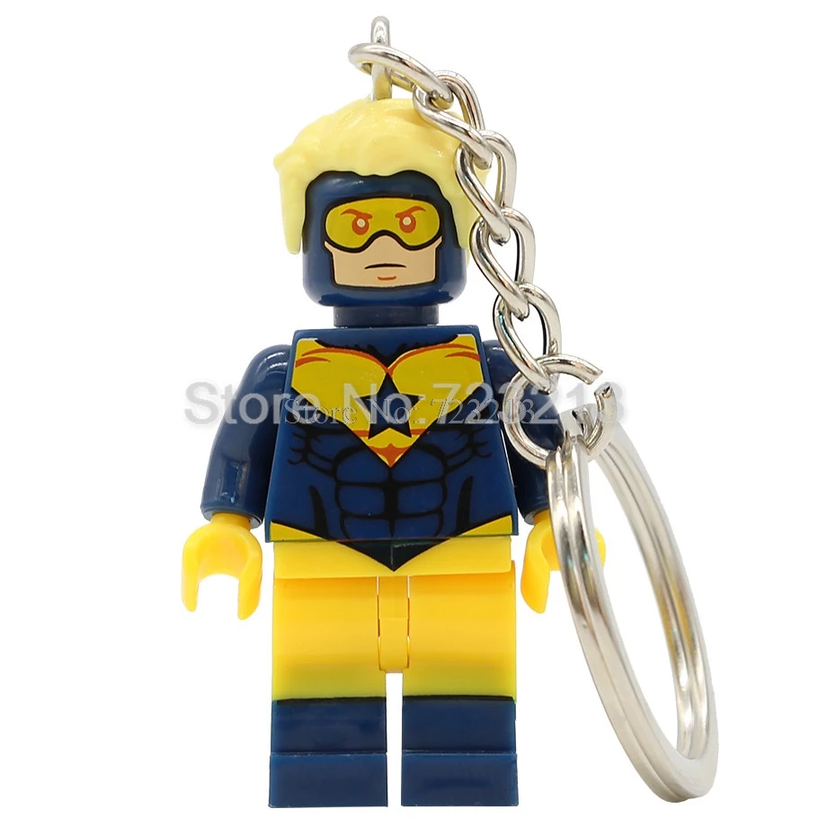 DC Super Hero Figure Keychain Katana Aquaman Power Girl Parademon ...