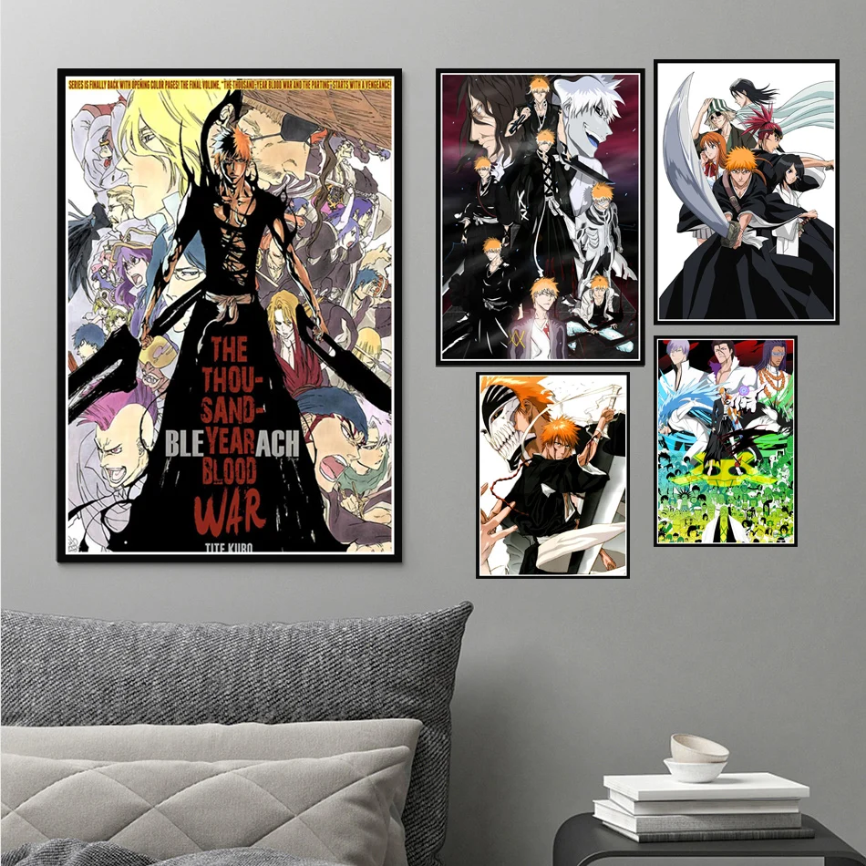 Discount Poster And Prints Ho Bleach Kurosaki Ichigo Japan Anime Kids ...