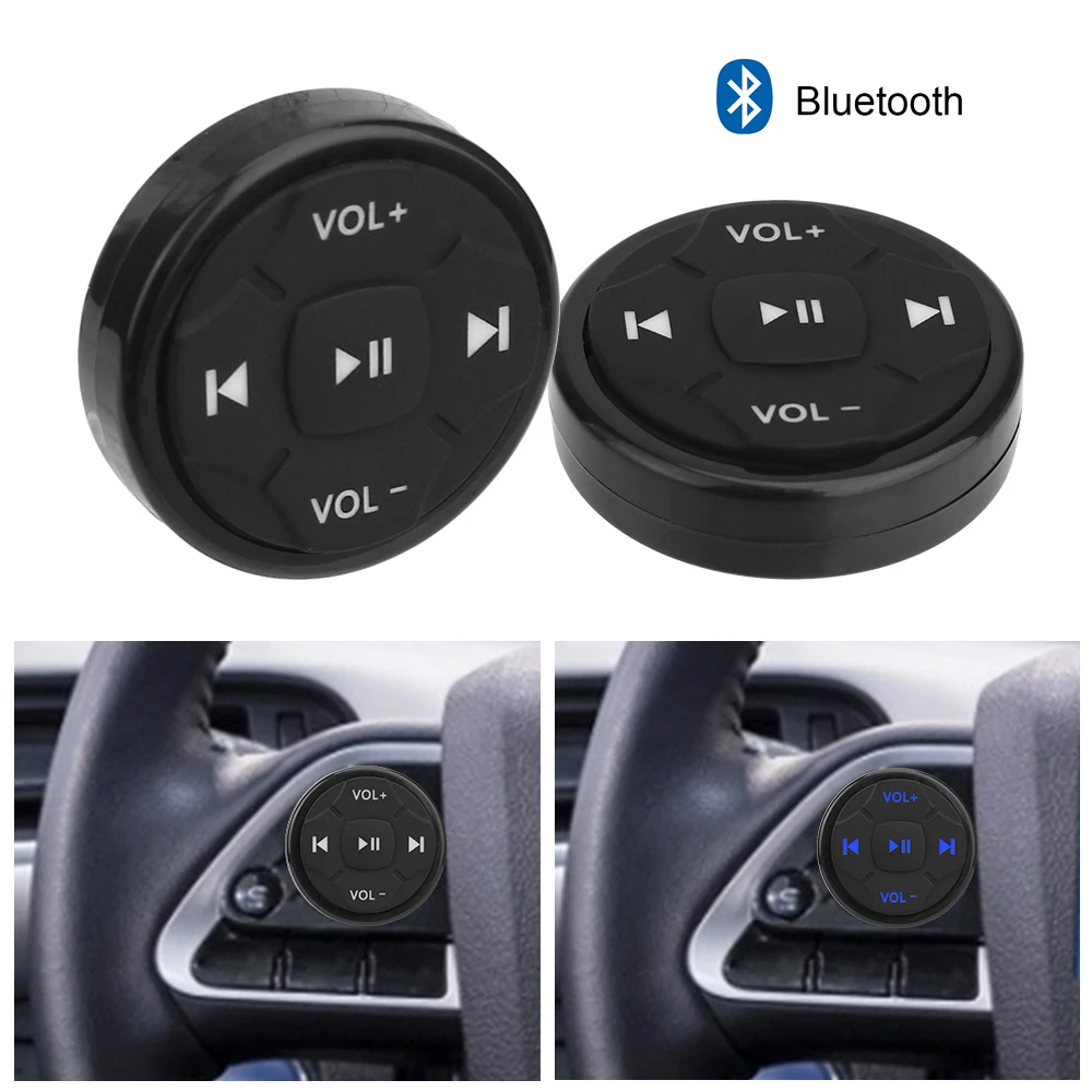 Bluetooth Car Steering Wheel Switch Remote Control For Audio Radio Mp3 ...