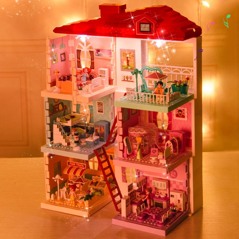 3 Layer Princess House Toys Play House Toys Furniture Toy for Girls ...