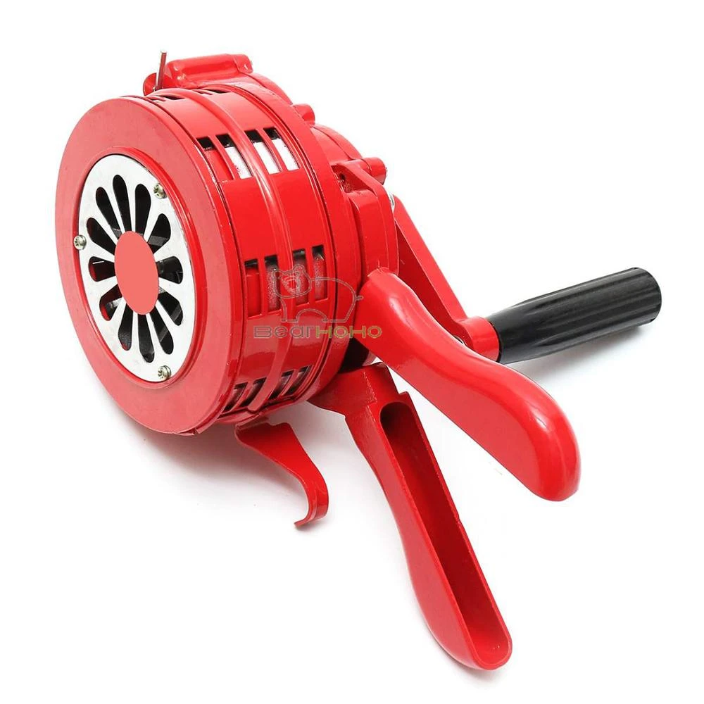 Hand Crank Siren Horn 110db Manual Metal Alarm Air Raid Emergency ...