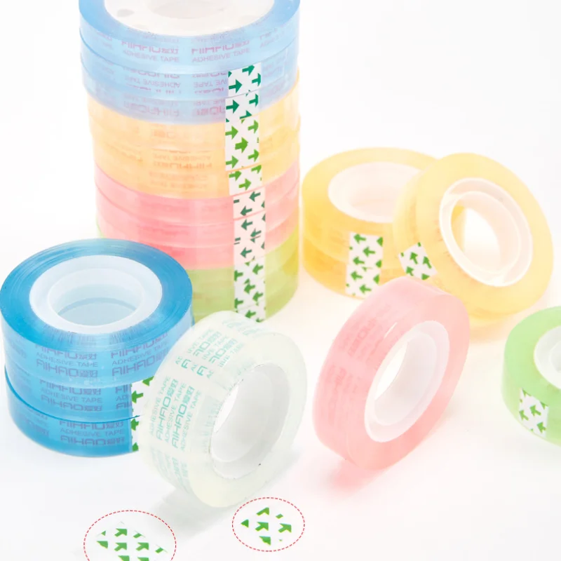 18-12mm-Small-Office-Stationery-Transparent-Tape-Students-Adhesive-Tape ...