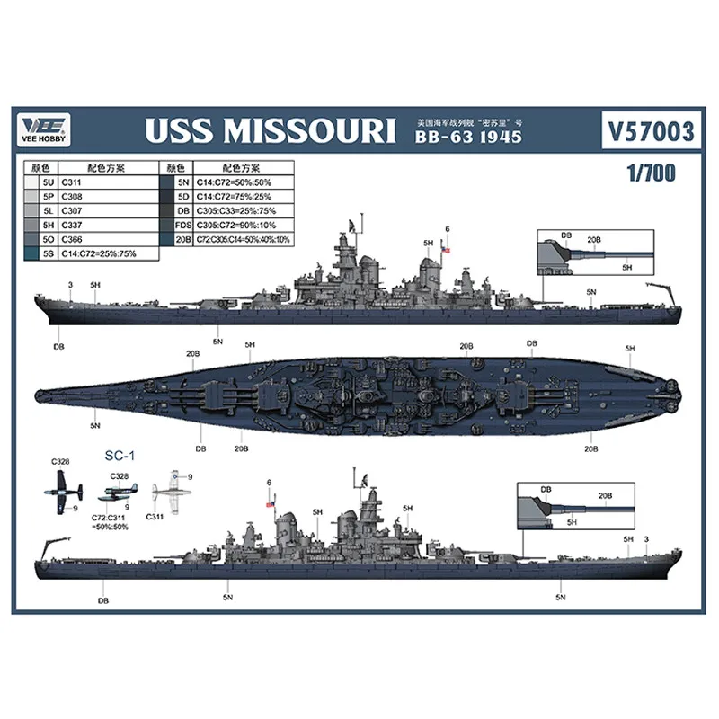 Uss Missouri Battleship Blueprints