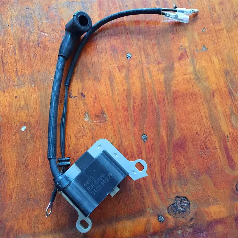 1E48F ignition coil fit for 63cc brush cutter grass trimmer 48 engine ...