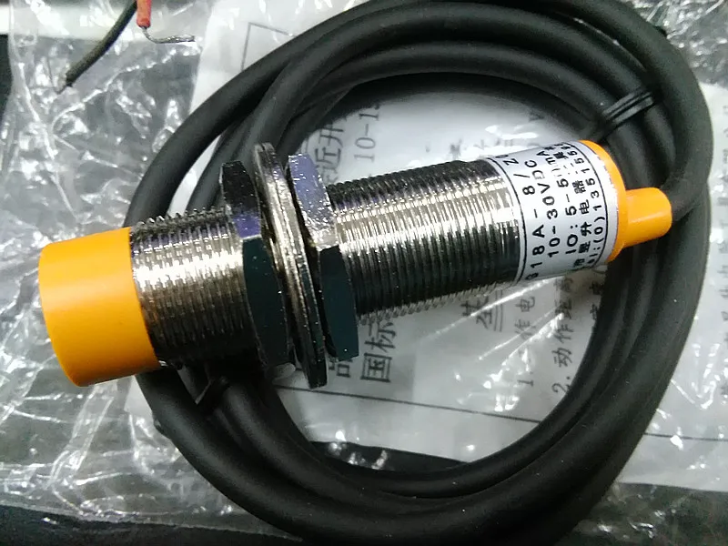 Sensor proximity switch LJG18A 8/Z0AN2 cylindrical M18 two wire DC 24V ...