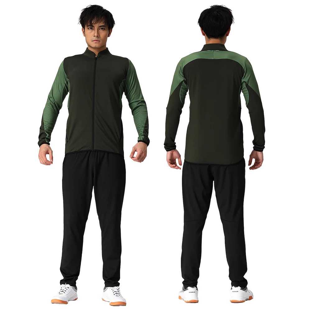 Men's Quick Dry Long Sleeve Sports Suit Jacket Training Quick Dry ...