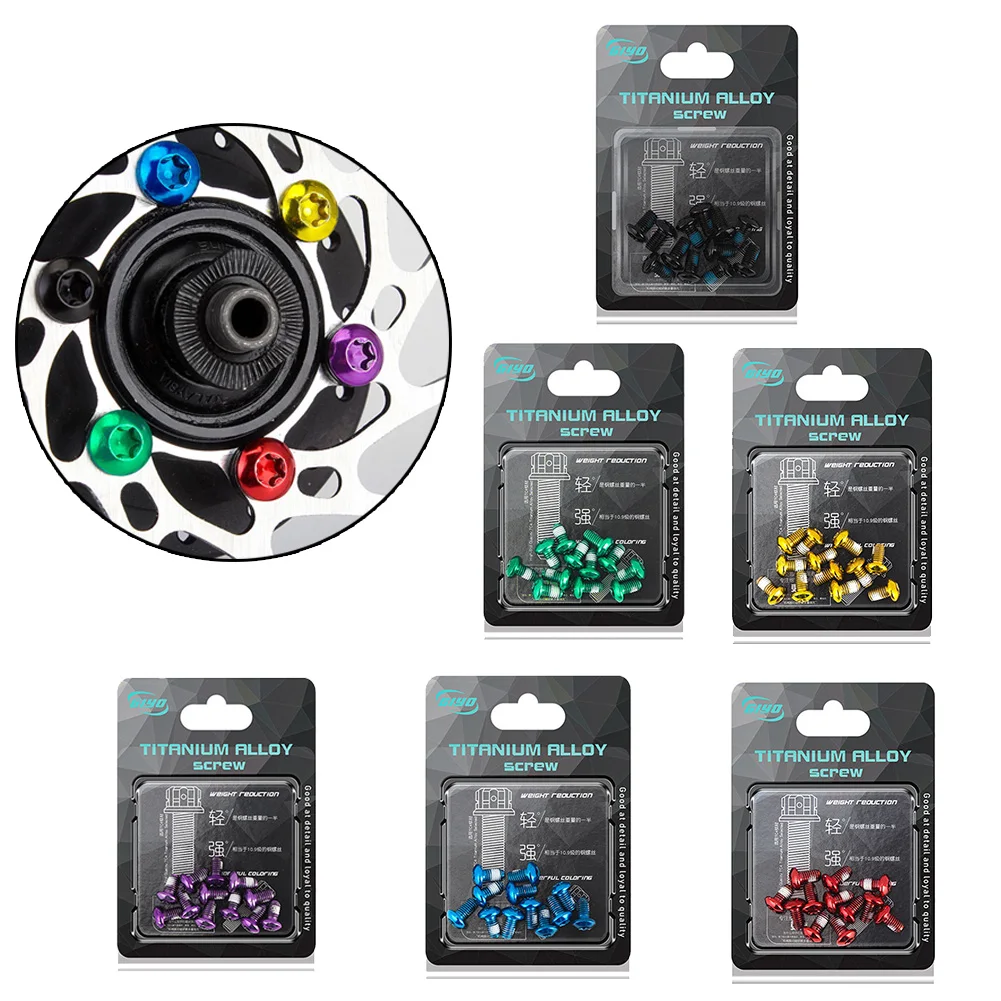 12Pcs-Bicycle-Brake-Disc-Bolts-MTB-Mountain-Bike-Stainless-Steel-Disc ...