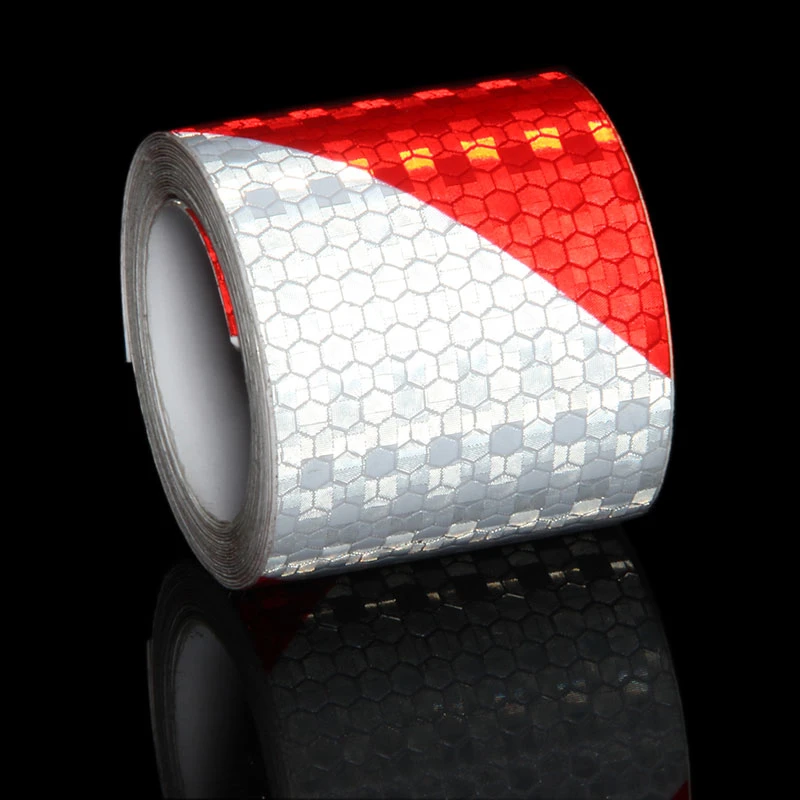 5cmx5m Reflective Safety Warning Reflective Tape Sicker Car Trailer ...