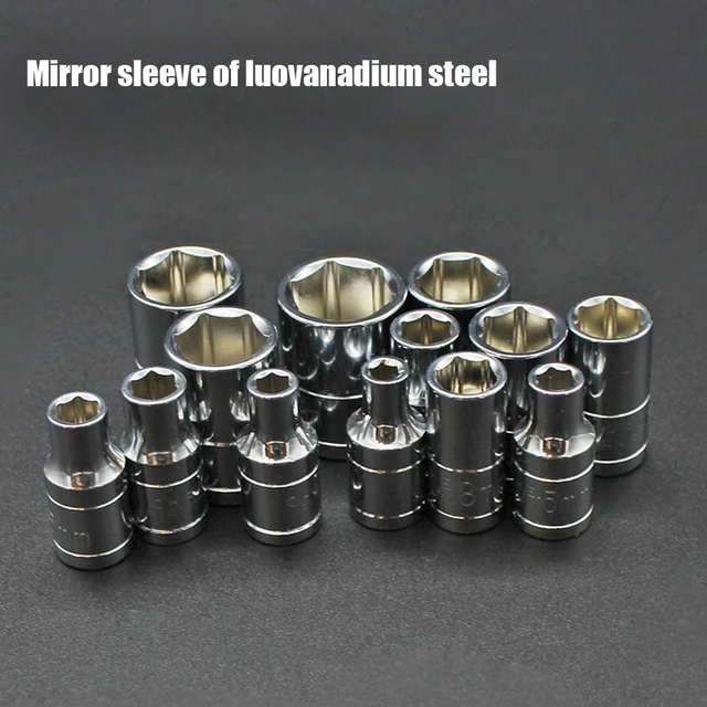 12/46Pcs Socket Car Repair Tool Set Quick Ratchet Casing Wrench Repair ...