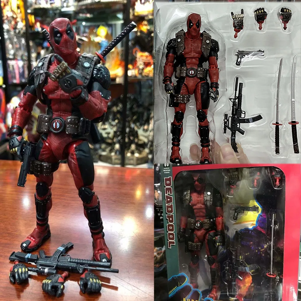 Super-Hero-Revoltech-EPIC-Ultimate-Deadpool-Action-Figure-Toys ...