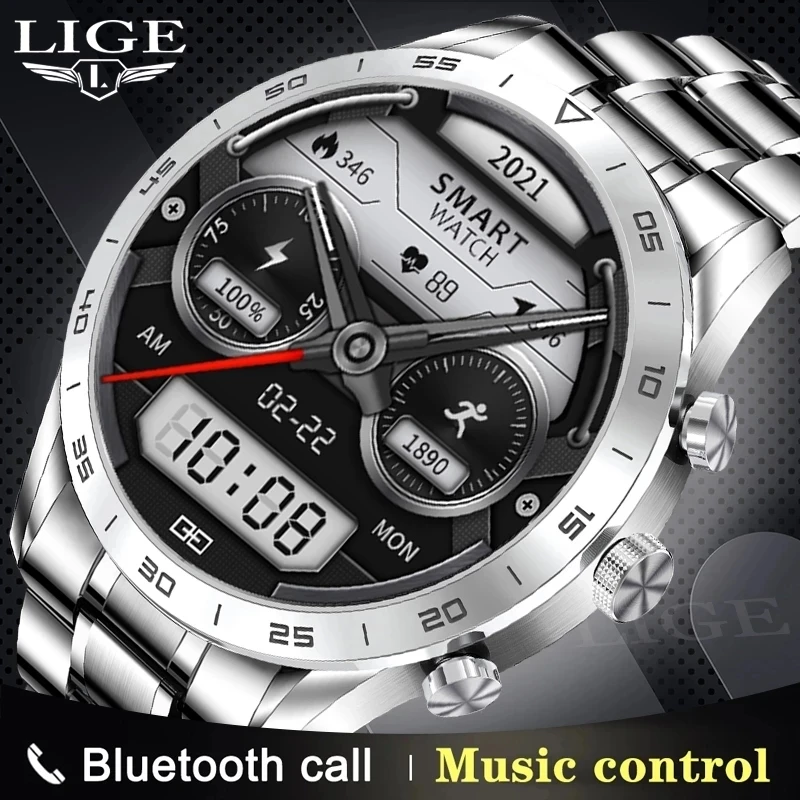 Other Audio & Visual Accessories - LIGE New Smart Watch Men Heart Rate ...