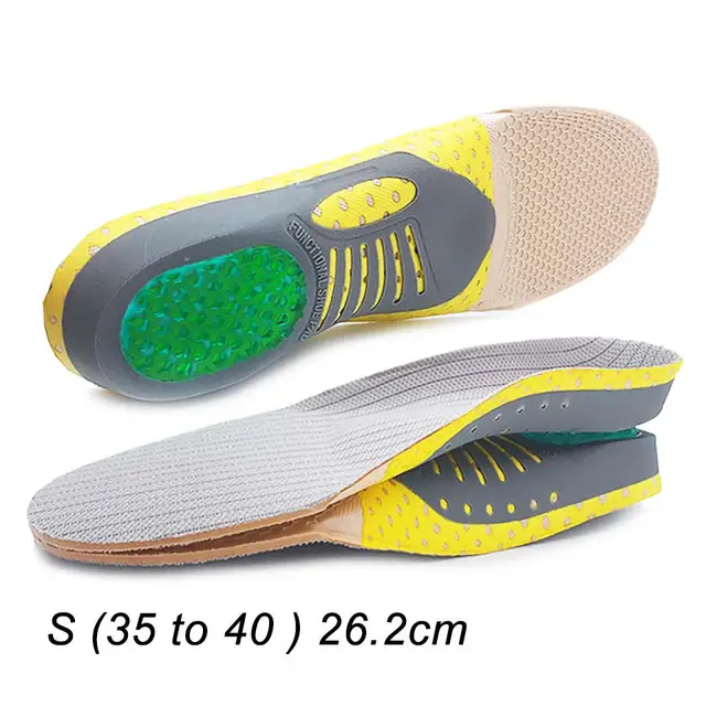 Orthopedic Insoles Orthotics Flat Foot Health Sole Pad For Shoes Insert ...