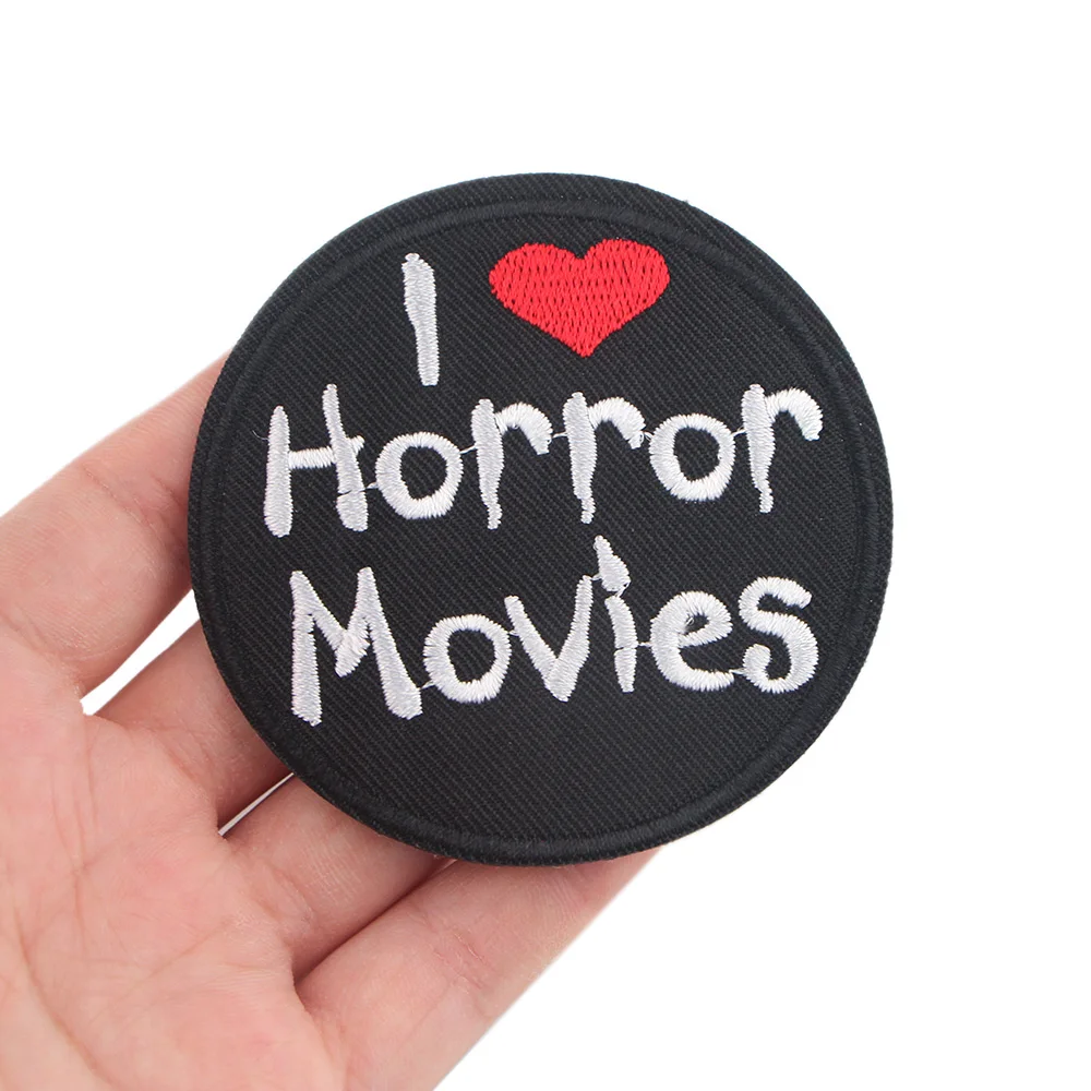 1 -Autocollant de personnage de film d'horreur E2134,Patch brodé pour ...