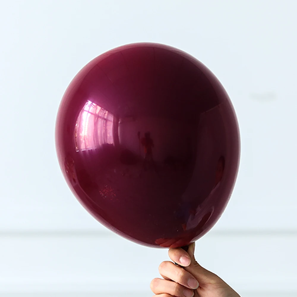 Decoration Balloon Wine Red | Birthday Balloons Burgundy | Burgundy ...