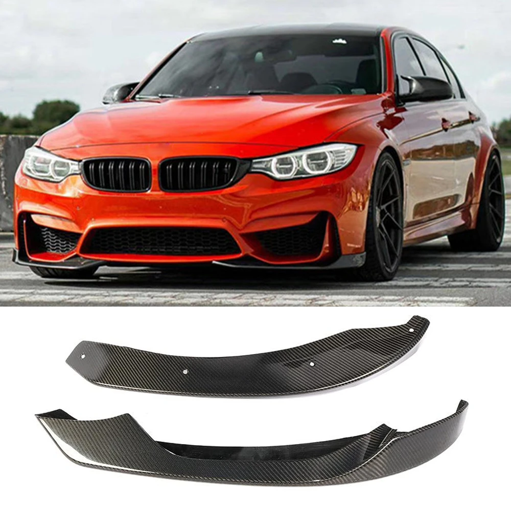 Front Bumper Lip Spoiler Splitters For Bmw F80 M3 F82 F83 M4 Sedan ...