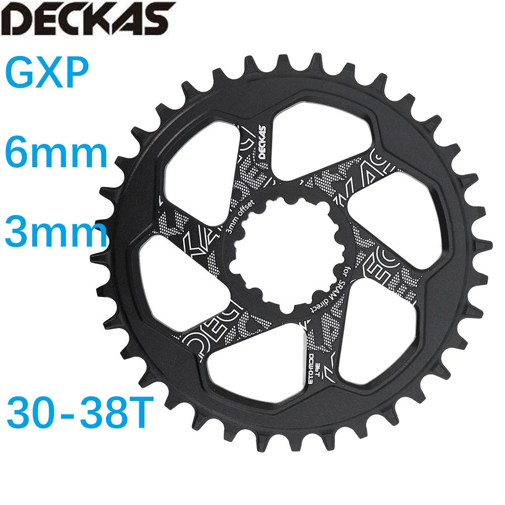 Deckas Round Chainring 6mm 3mm Offset Direct Mount for Sram GXP XX1 ...