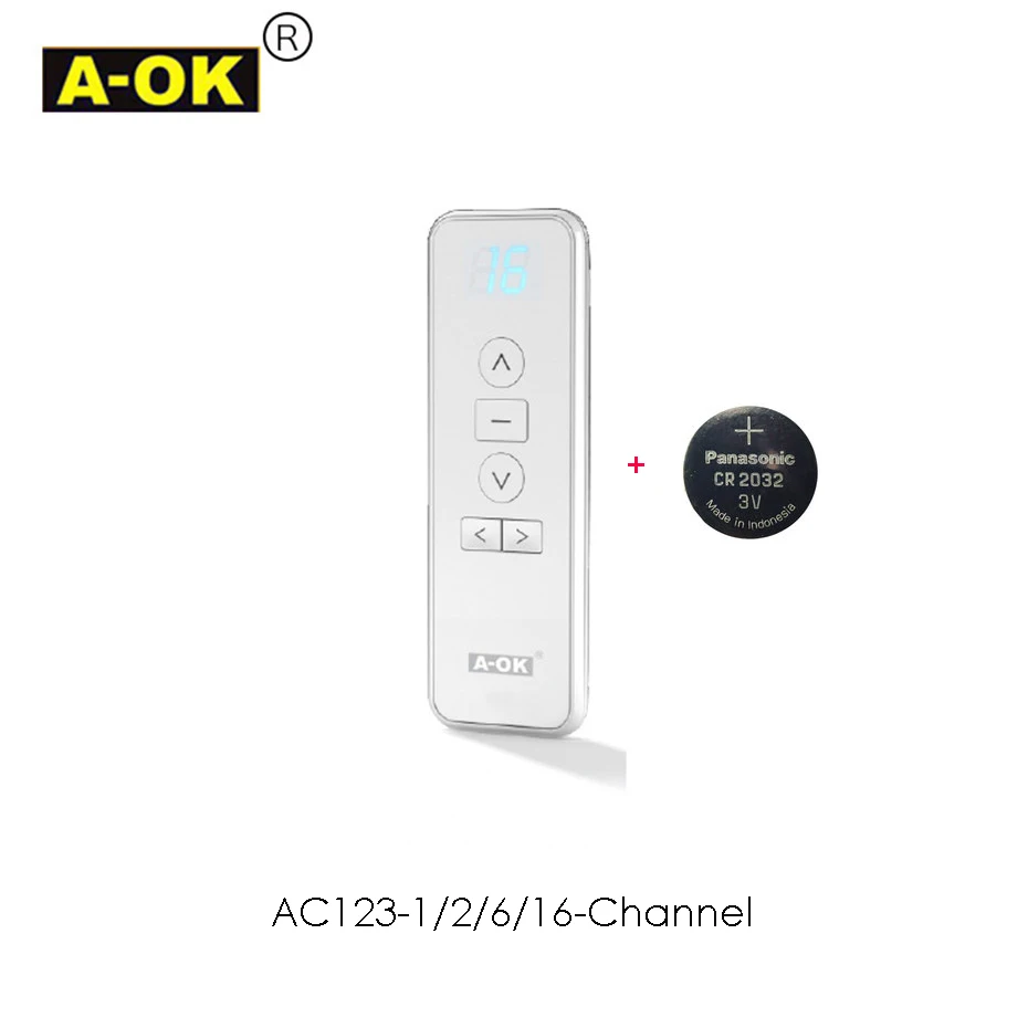 Original-A-OK-RF433-Remote-Controller-AC123-1-2-6-16-Channel-for-A-OK ...