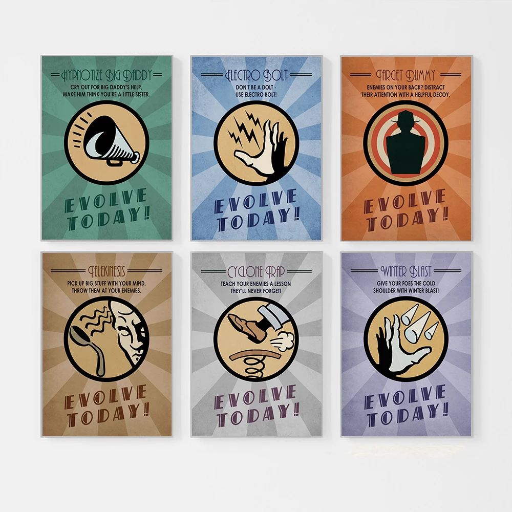 Bioshock Plasmid Posters