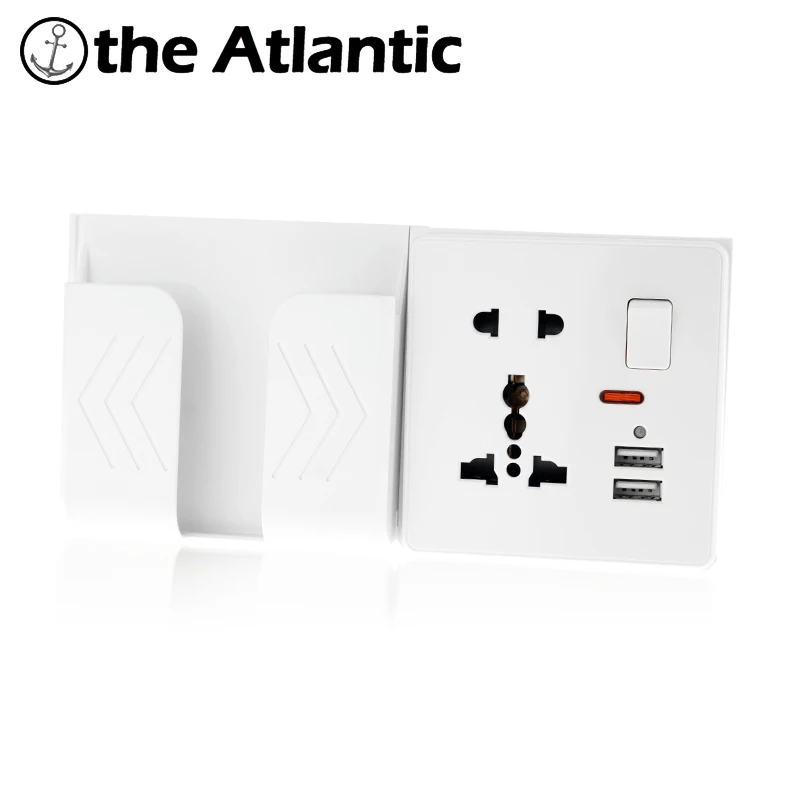 Universal-Socket-With-2-1A-Dual-USB-3-5-Hole-13A-Wall-Power-Socket-2 ...