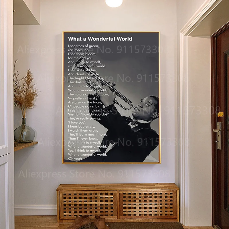 Louis Armstrong What A Wonderful World Album Cover