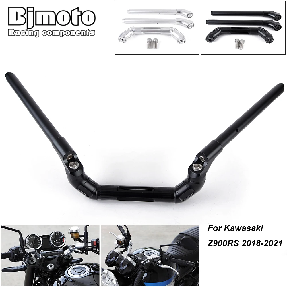 Motorcycle-Handlebar-Drag-Straight-Handle-Bar-High-Rise-For-Kawasaki ...