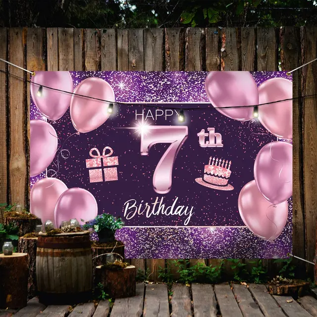 Happy 7th Birthday Banner